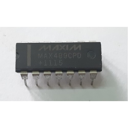 MAX489CPD 14 PIN DIP IC TXRX RS485/RS422 LOWPWR 14DIP INDIA